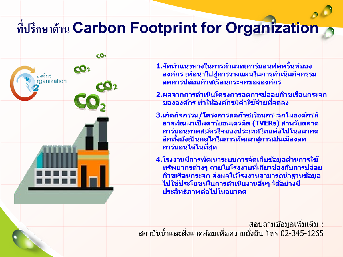 คาร์บอนฟุตพริ้นต์ (Carbon Footprint) – สถาบันน้ำและสิ่งแวดล้อมเพื่อความ ...
